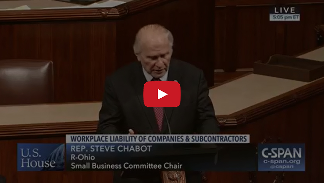 Chairman Chabot Commends House Passage of Save Local Business Act ... Chairman Chabot Commends House Passage of Save Local Business Act ...